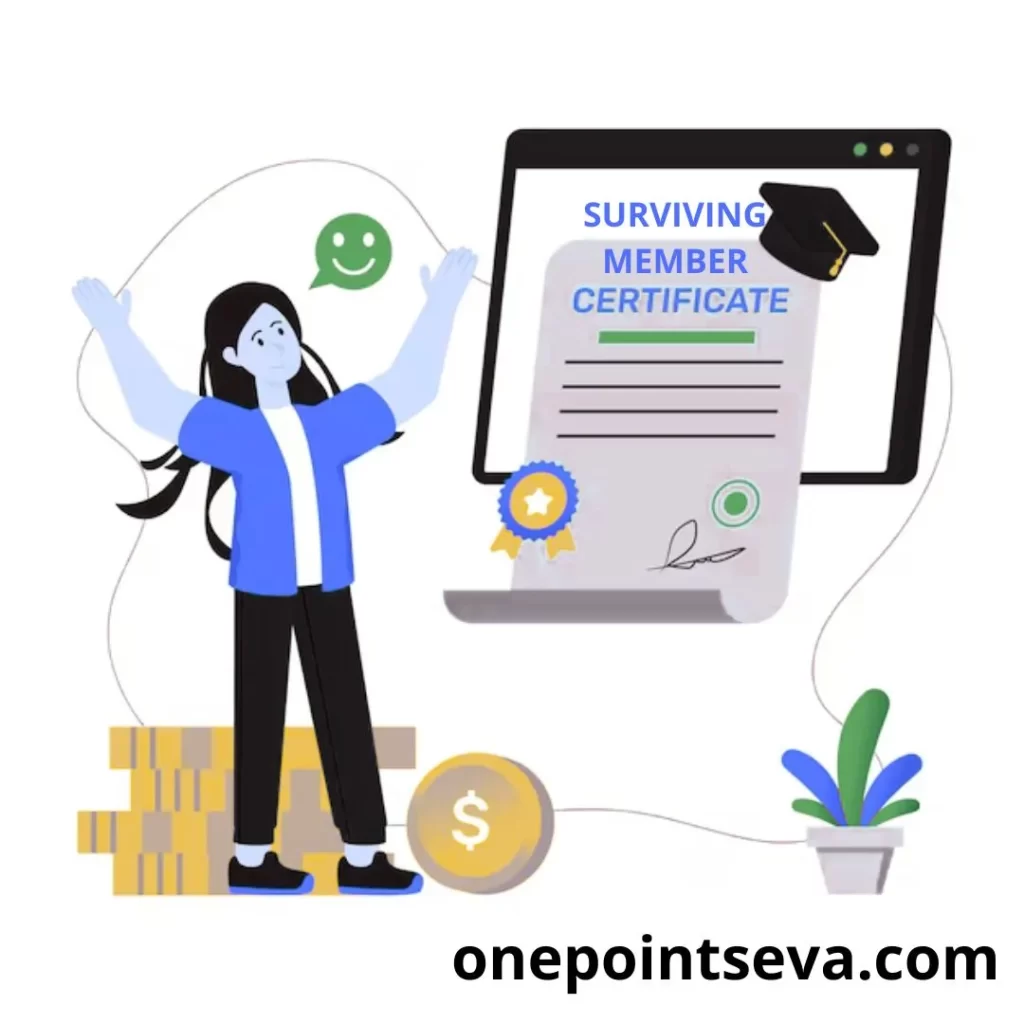 surviving member certificate